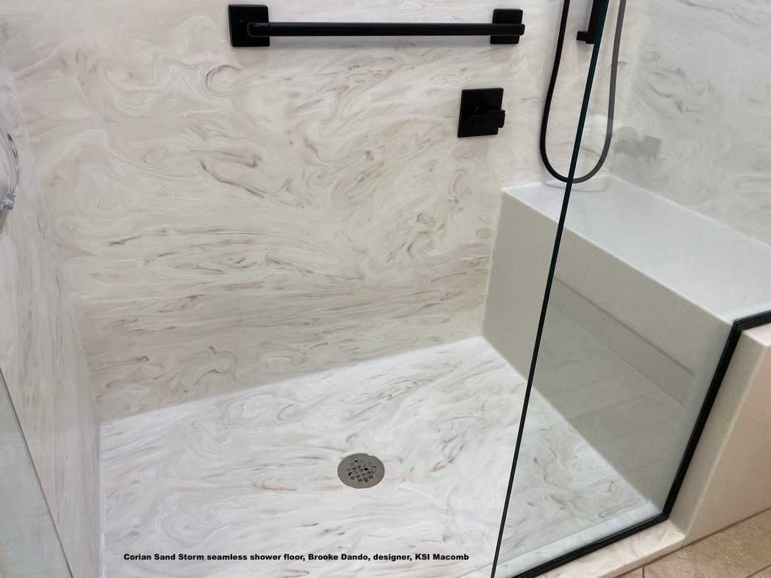 Solid Surface Showers